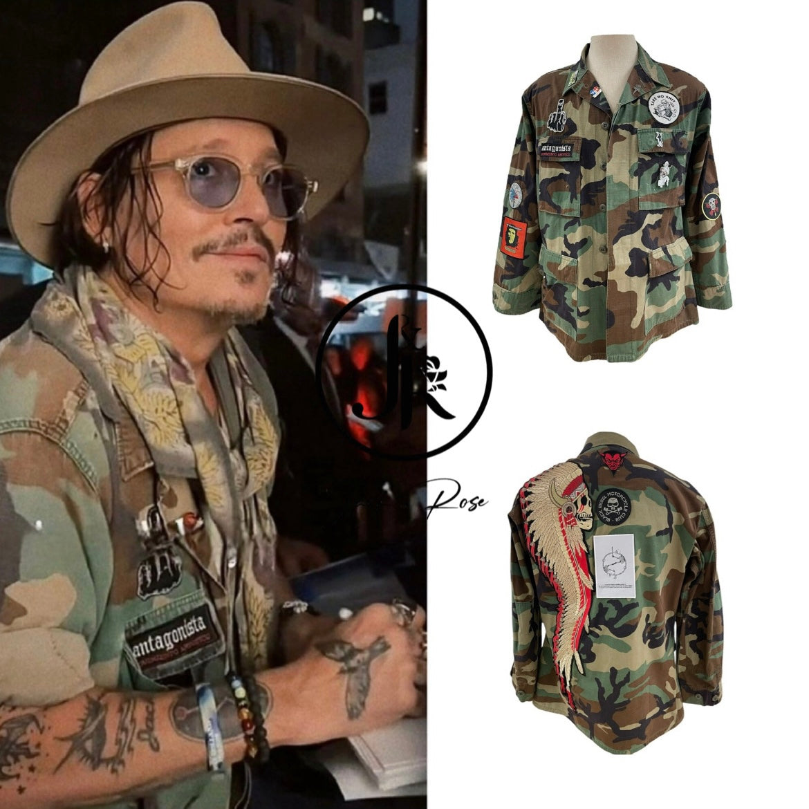 Army Jacket Johnny Depp – JACK & ROSE